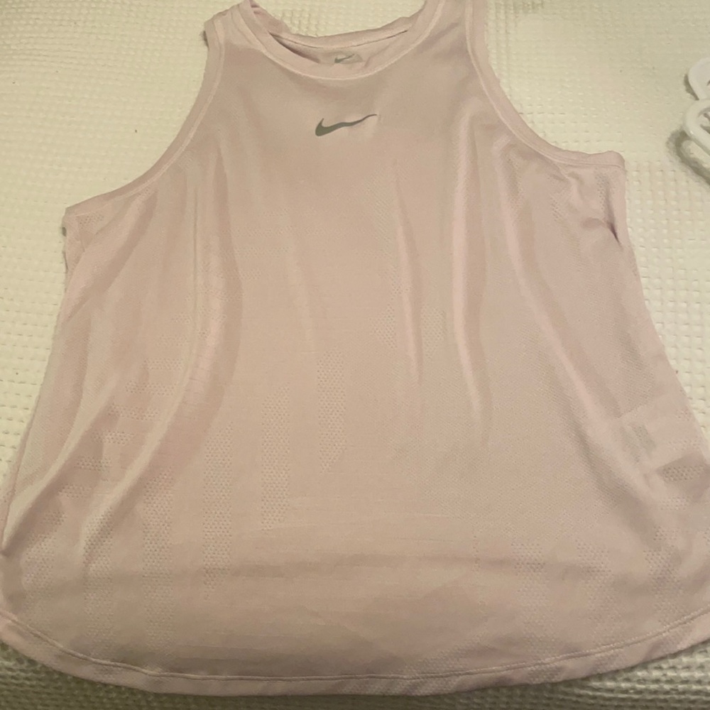 Light Pink/ Cream Nike Dry Fit Tank - Gem